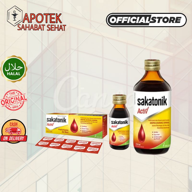 Jual SAKATONIK LIVER AKTIV MULTIVITAMIN PENAMBAH DARAH | Shopee Indonesia
