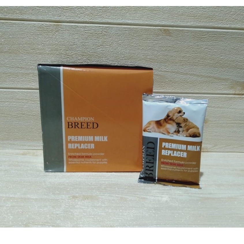Jual Susu Anjing For Puppies/Susu Premium Champion Breed 30 gr (1 Sachet) | Shopee Indonesia