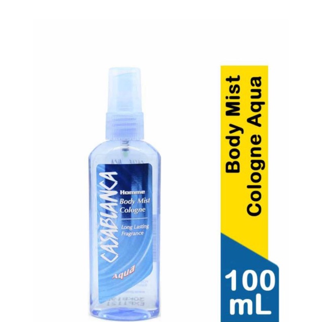 Jual CASABLANCA BODY MIST COLOGNE AQUA 100 ML | Shopee Indonesia
