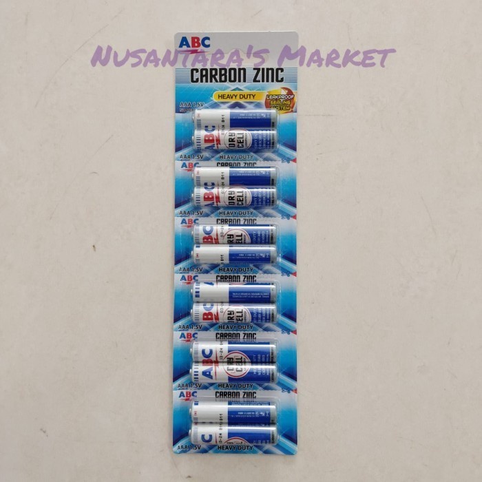 Jual [Ready] Baterai Battery Batere Abc Biru Aaa Isi 12 Pcs/1 Renceng ...