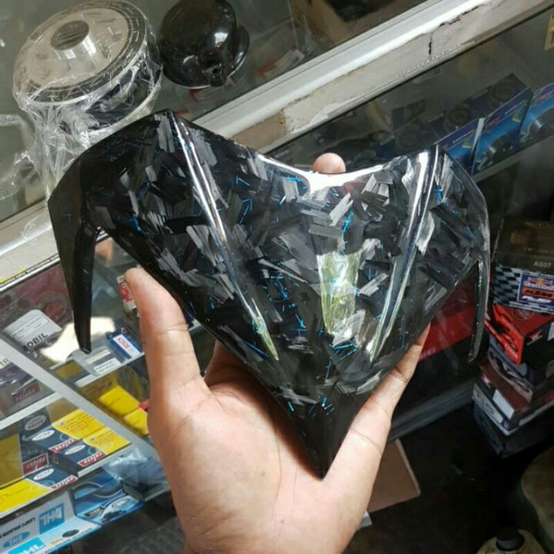 Jual visor supra 125 batman skining carbon karbon forged kevlar asli ...