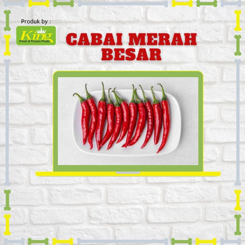 Jual Cabe merah , cabe/cabai merah besar fresh, cabe merah besar ...
