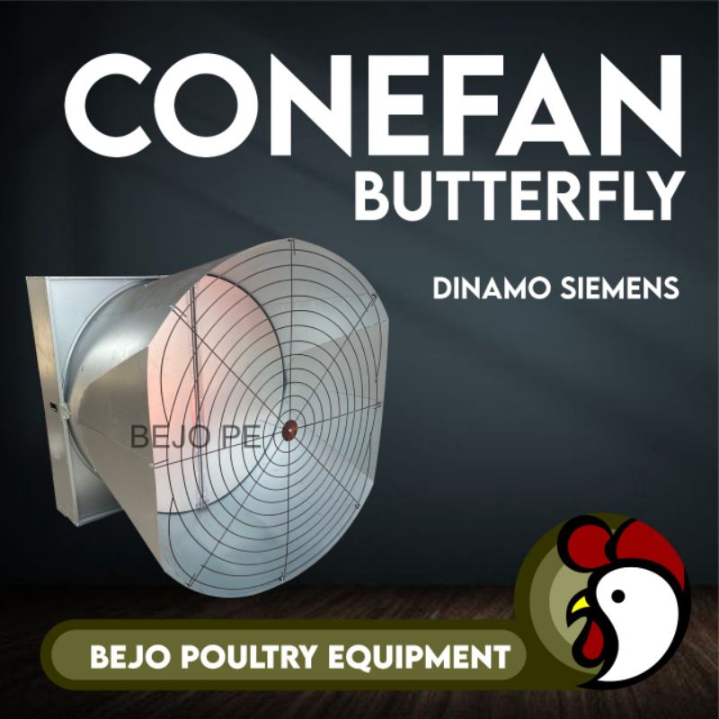 Jual blower conefan butterfly 50 inch 3 phase dinamo siemens | Shopee ...