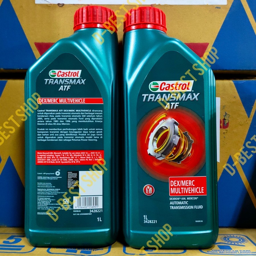 Jual Oli TRANSMISI ATF ORIGINAL Castrol transmax Multivehicle - 1 liter ...