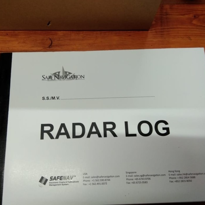 Jual Marn Radar Log Book / Buku Jurnal Radar | Shopee Indonesia