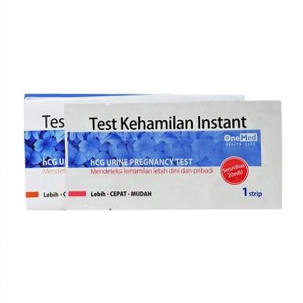 Jual Tes Kehamilan Testpack OneMed Tespek One Med hCG Urine Pregnancy ...