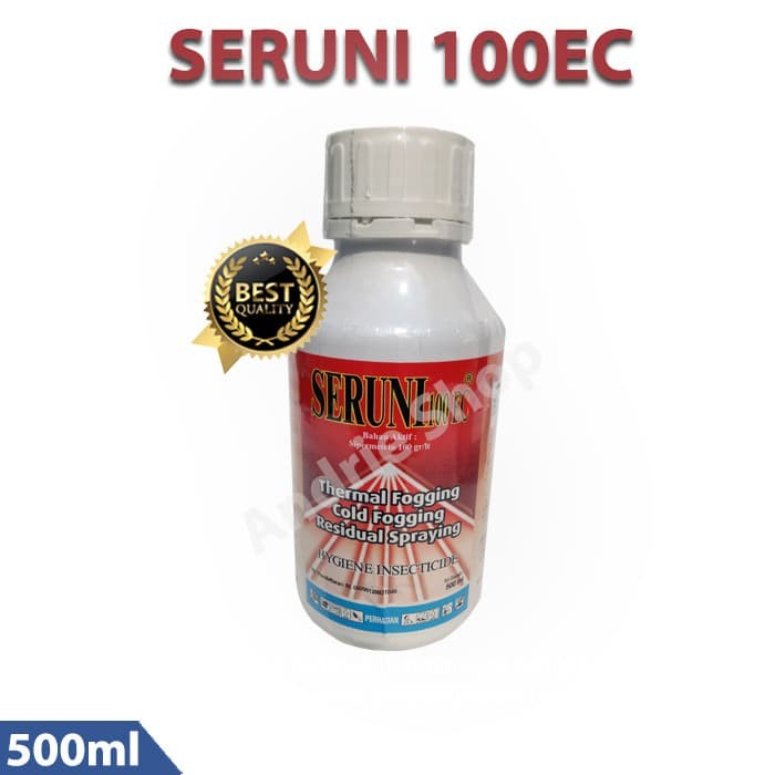Jual OBAT FOGGING SERUNI 100 EC KEMASAN 500ML UNTUK NYAMUK DBD | Shopee ...