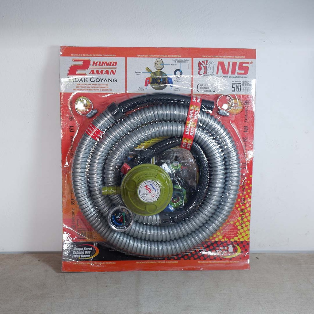 Jual Selang Regulator Kompor Gas Murah NIS (2 Pengunci) | Shopee Indonesia
