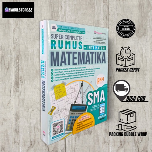 Jual BUKU RUMUS SMA - SUPER COMPLETE RUMUS AKM MATEMATIKA SMA KELAS 10 ...