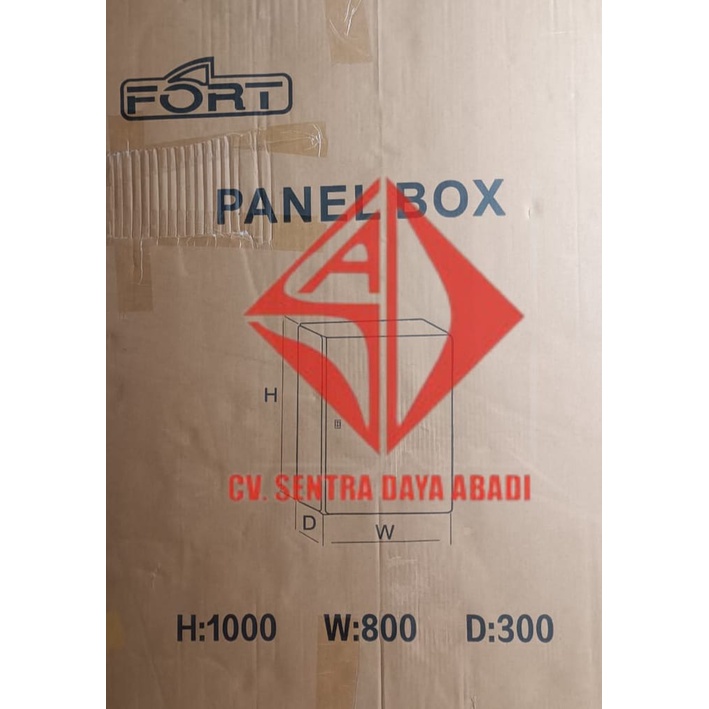 Jual Box panel listrik indoor/panel box 1000x800x300/box1008030 fort ...