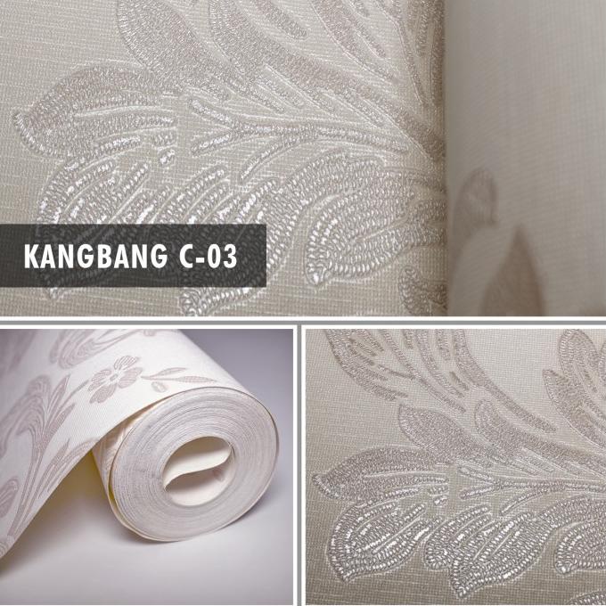 Jual KANGBANG C-03 Wallpaper Vinyl Bertekstur Timbul Tebal Kualitas ...