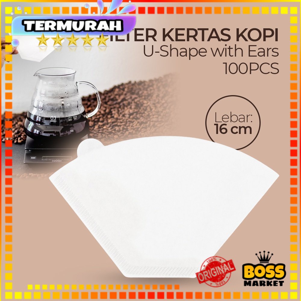 Jual Paper Filter Flat Bottom Model Kertas Trapesium Filter Saringan ...