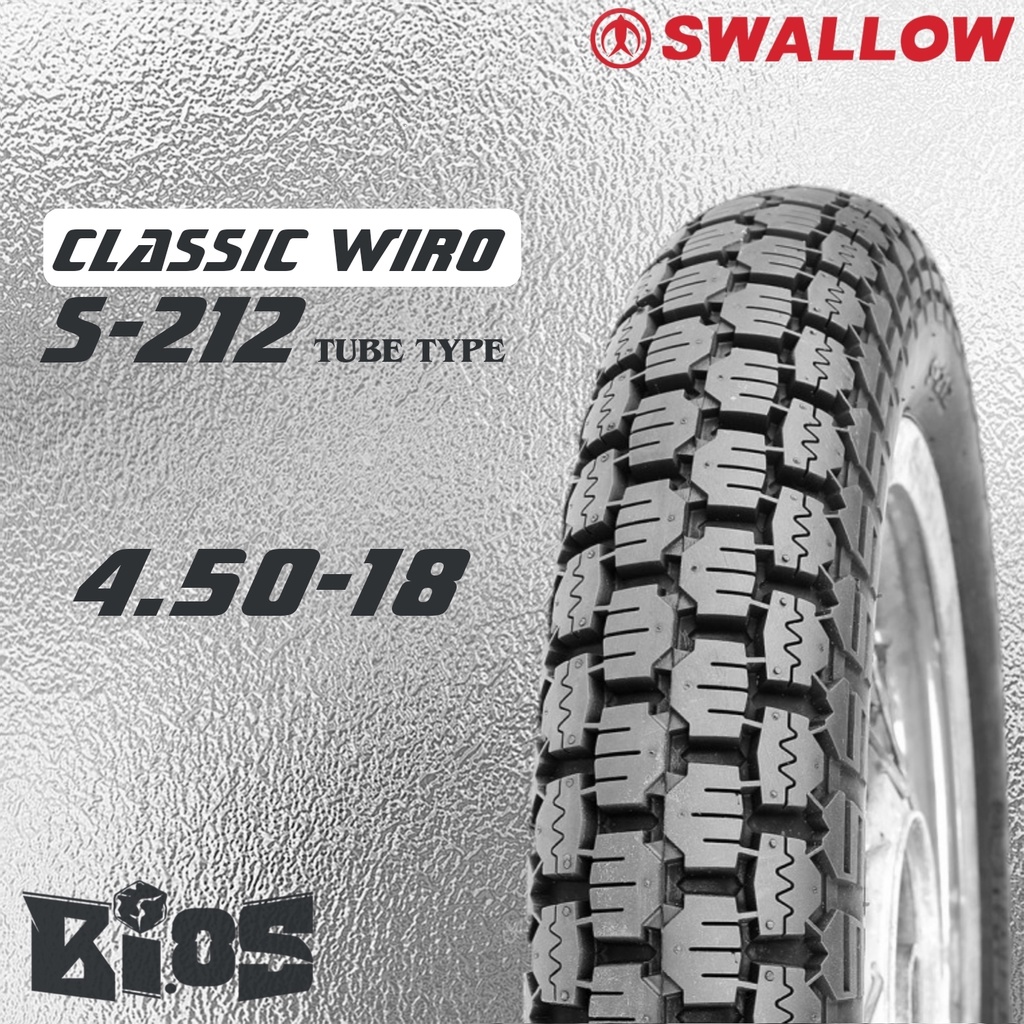 Jual BAN SWALLOW WIRO CLASSIC S-212 TUBETYPE BAN MOTOR CUSTOM RING 17 ...