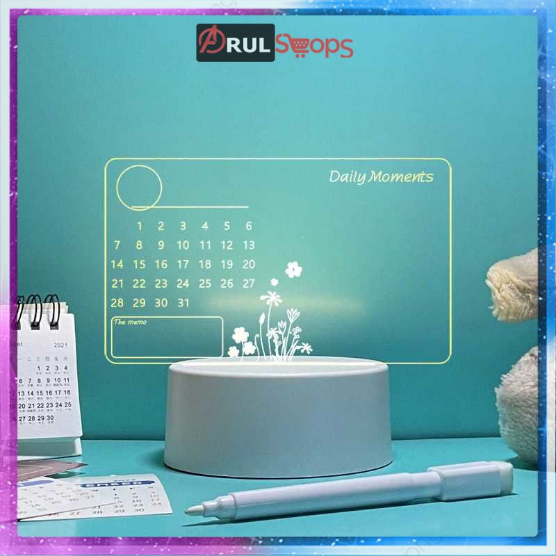Jual ARS TOOLS - Manvayo Papan Display Kalender LED Light Memo Board - Mv88 | Shopee Indonesia