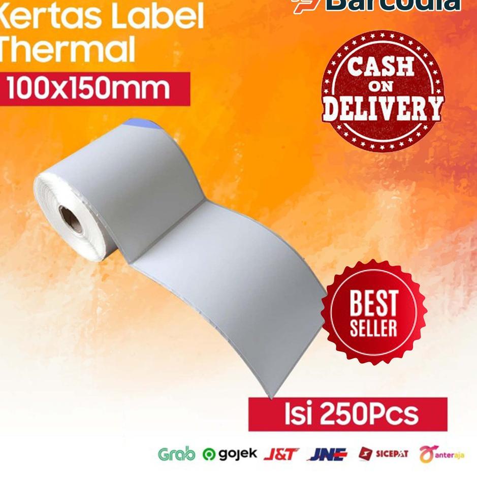 Jual Garansi Uang Kembali Kertas Label Barcode STIKER Thermal 100 x 150 mm - ISI 250PCS | Shopee ...