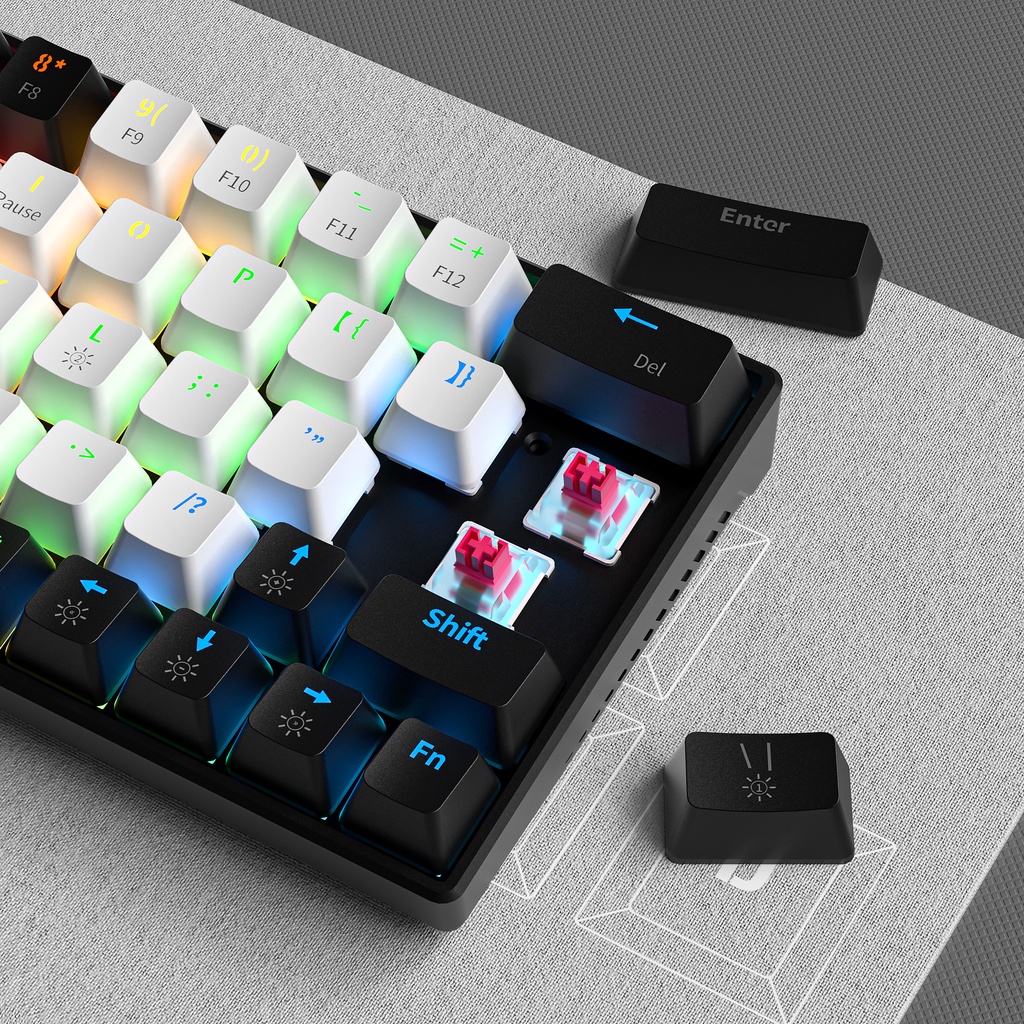 Jual ZIFRIEND KA646 Mechanical Keyboard RGB | Shopee Indonesia