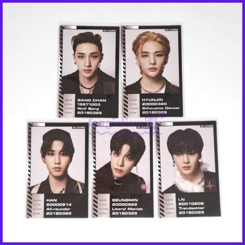 Jual [OFFICIAL] Stray Kids Oddinary ID Card Photocard Bangchan Hyunjin ...