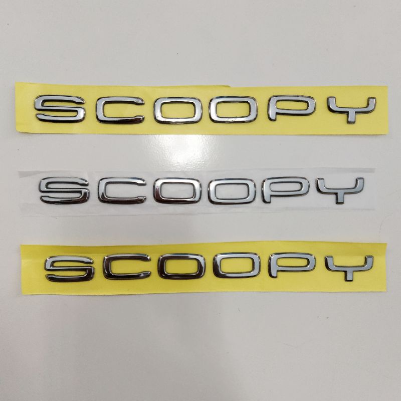 Jual LOGO EMBLEM STIKER TULISAN ORIGINAL HONDA SCOOPY SCOPY K2F ...