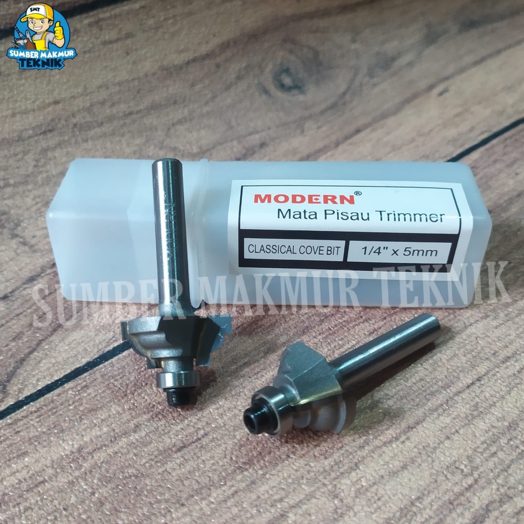 Jual Mata Profil Kayu Classical Clasical Cove Bit Router 1/4 x 3/16 ...