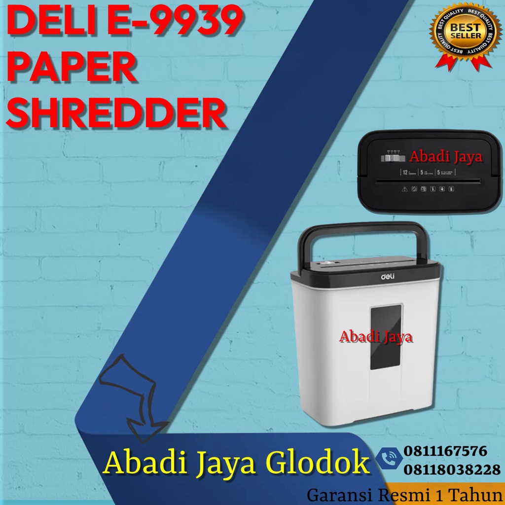 Jual Deli E9939 Paper Shredder Mesin Penghancur Kertas E 9939 | Shopee ...
