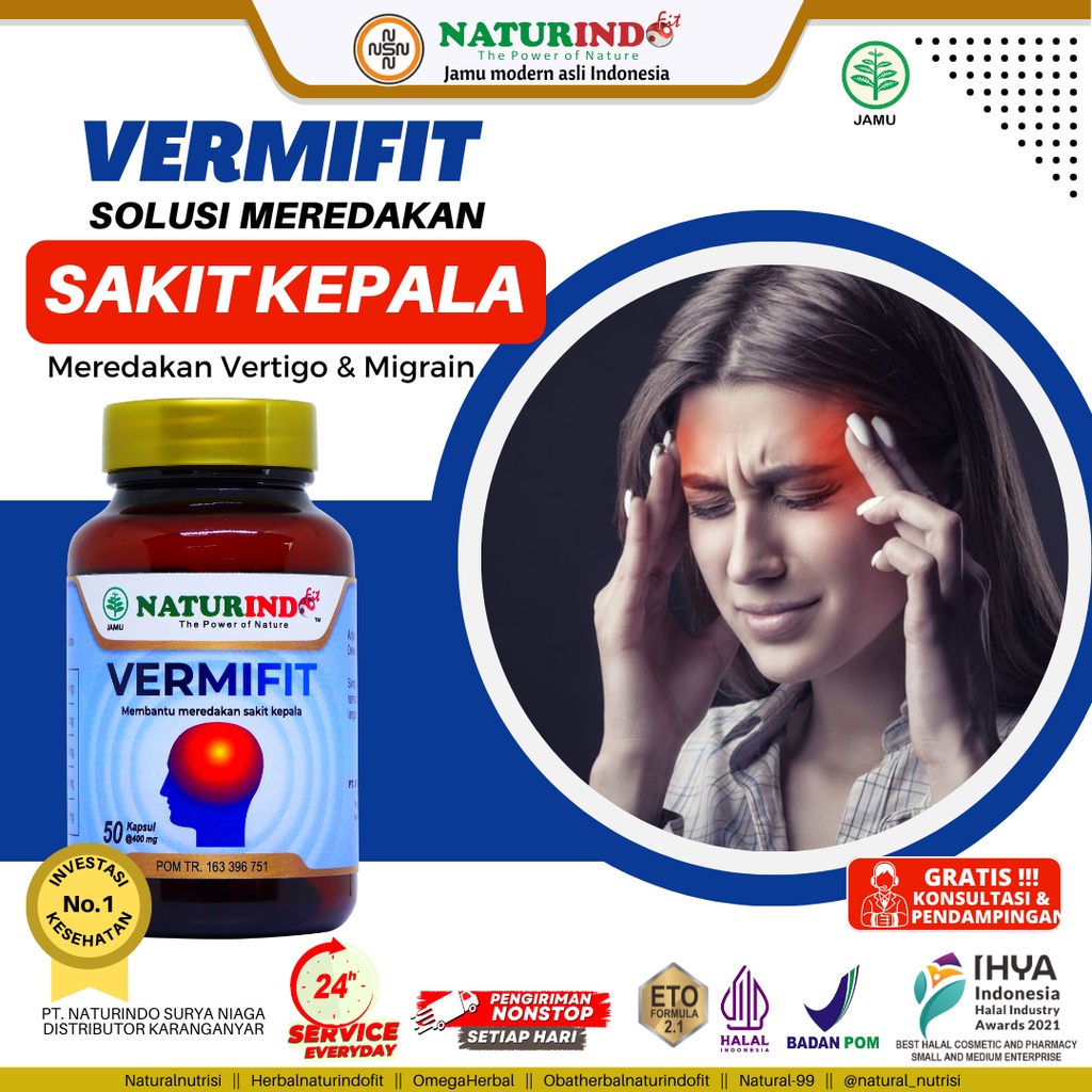 Jual Obat Vertigo Sakit Kepala Belakang Migrain Darah Tinggi Pusing ...