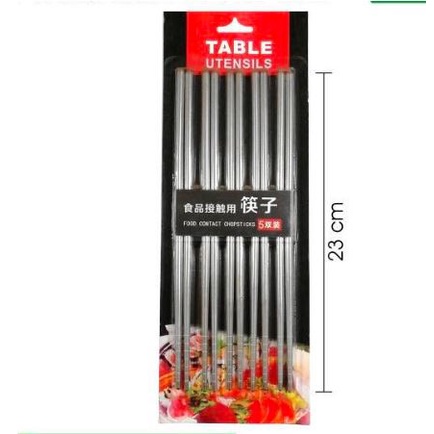 Jual Sumpit stainless steel - isi 5 pasang | Shopee Indonesia