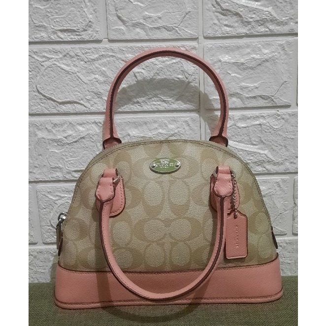 Jual Coach Signature Preloved Second Bekas Model Alma Sierra Handbag ...
