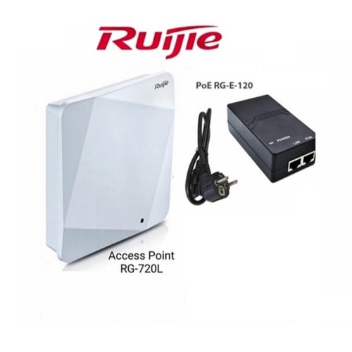Jual RG-AP720L & RG-E-120GE RUIJIE INDOOR ACCESS POINT DAN POE ADAPTER | Shopee Indonesia
