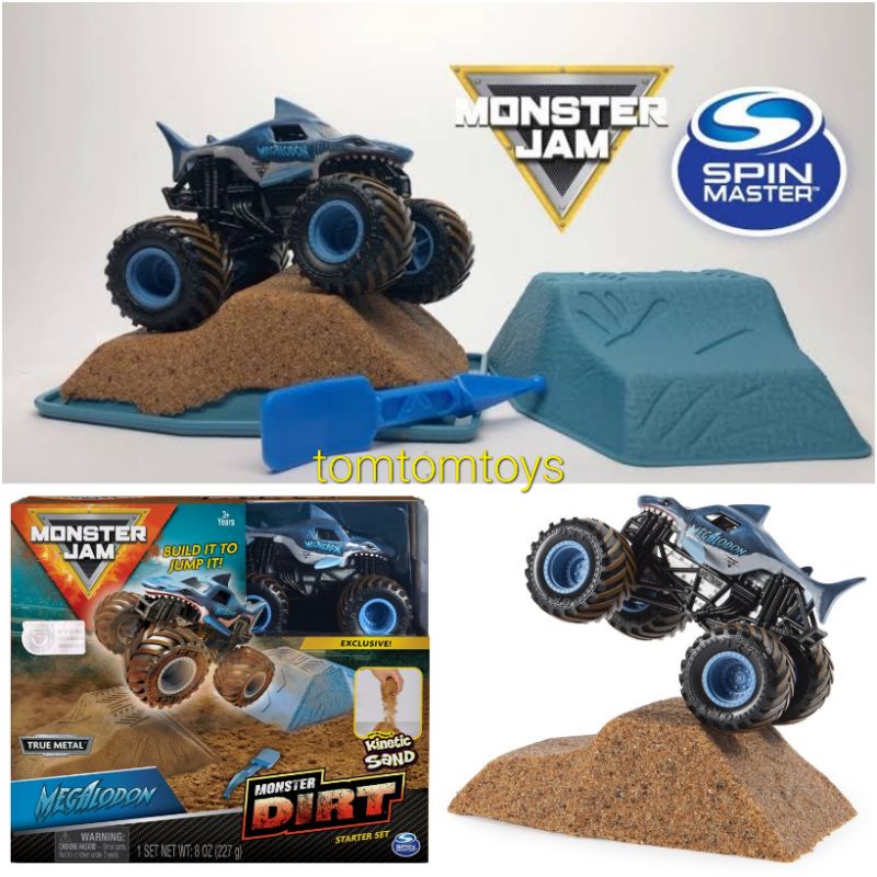 Jual MONSTER JAM MONSTER DIRT Kinetic Sand Diecast Monster Trucks ...