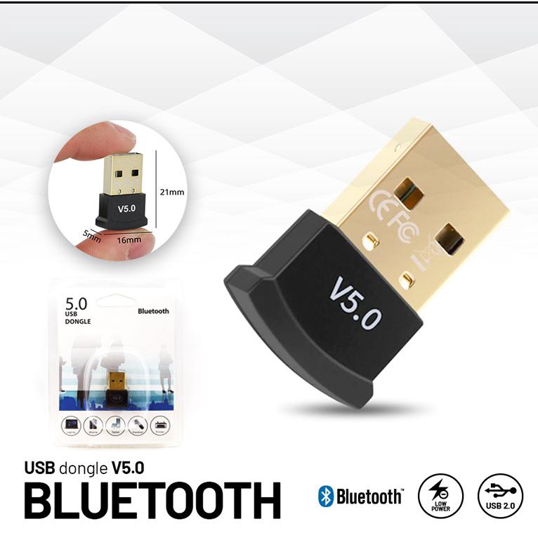 Jual USB Bluetooth Adapter 5.0 BLUETOOTH V5.0 USB Dongle - 03091 ...