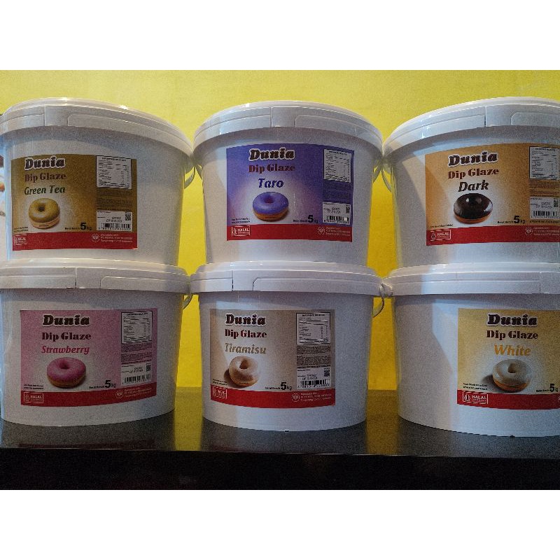 Jual Topping Donat / Glaze Merk Dunia - Repack 500g | Shopee Indonesia