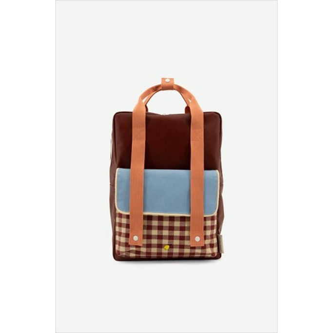 Jual Sticky Lemon Backpack Large, Gingham - Cherry Red + Sunny Blue ...