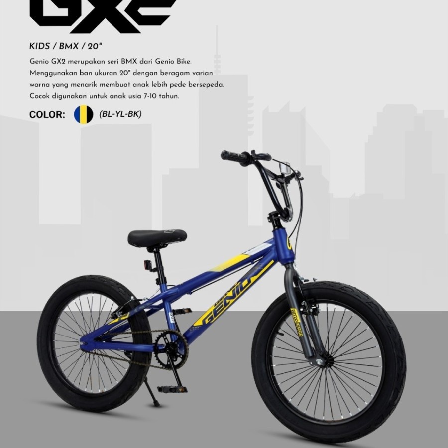 Jual Sepeda BMX 20 inch Genio GX02/GX03/GX04/GX05 Sepeda anak laki laki | Shopee Indonesia