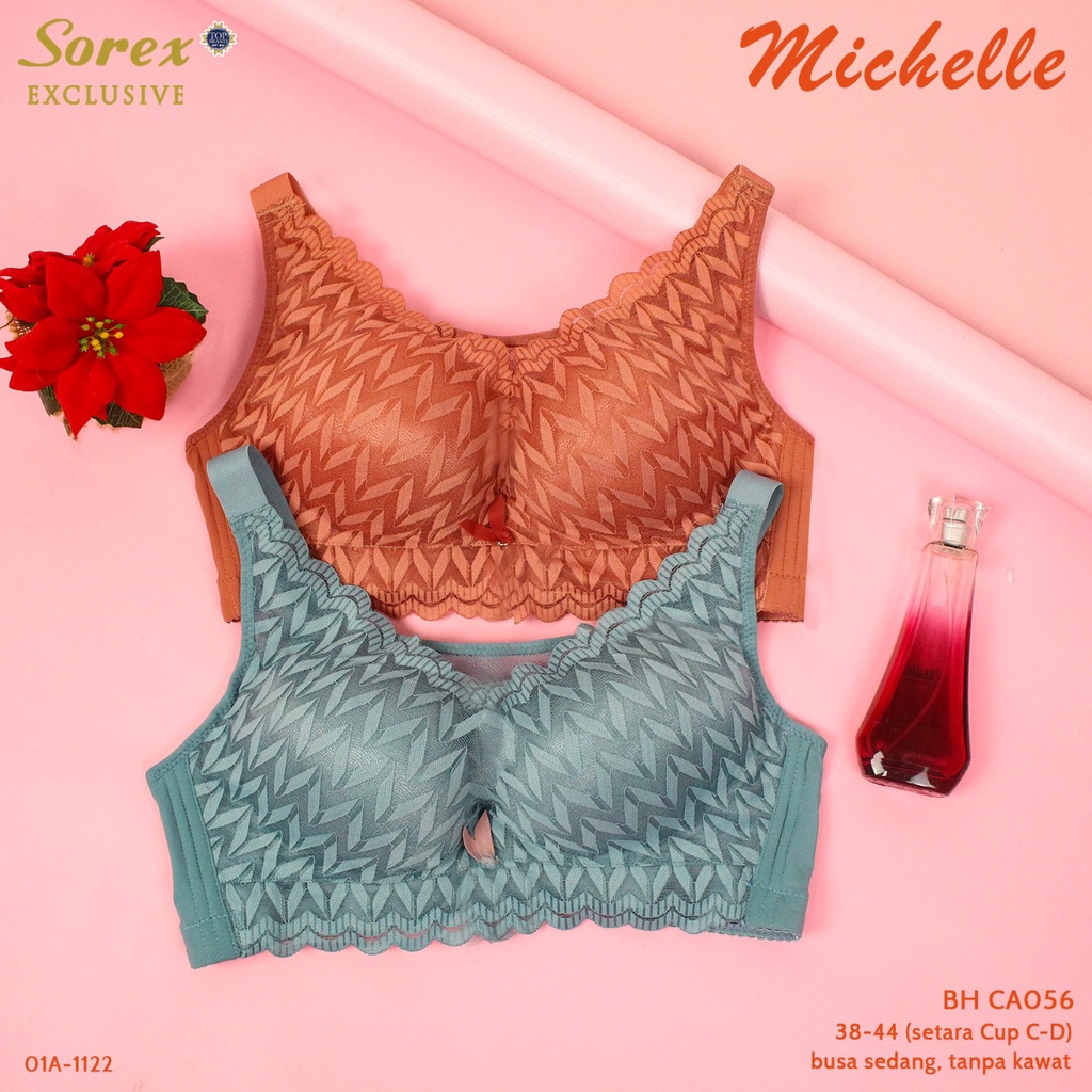 Jual Bra bh Renda Brukat Tanpa kawat 056 Sorex (Big Cup) | Shopee Indonesia