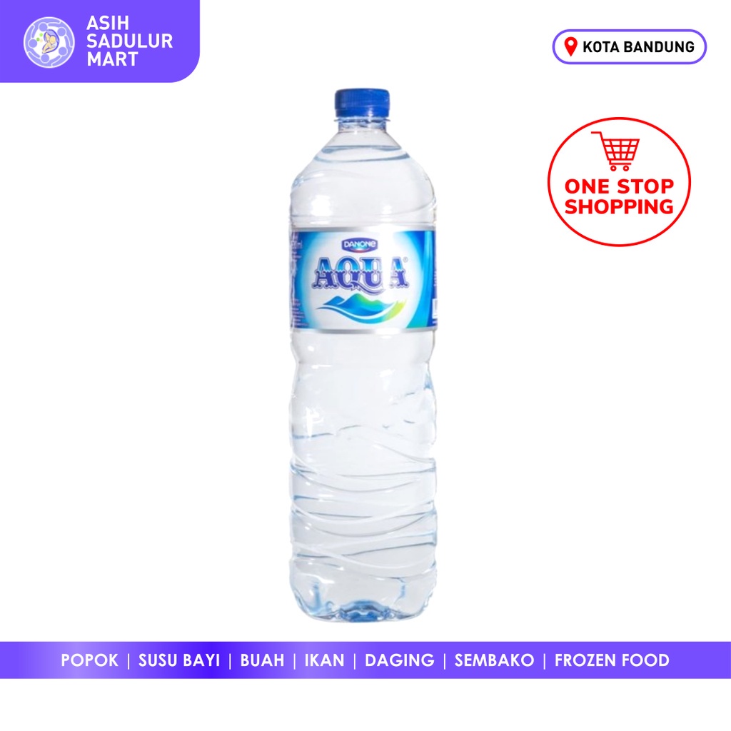 Jual AQUA Botol 1500ml Air Mineral Promo Bandung | Shopee Indonesia