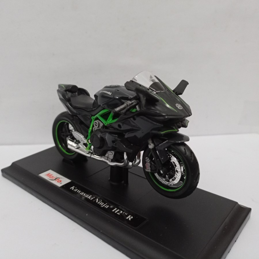 Jual DIECAST NINJA H2R MINIATUR MOTOR KAWASAKI NINJA H2 R SPORT MAISTO ...