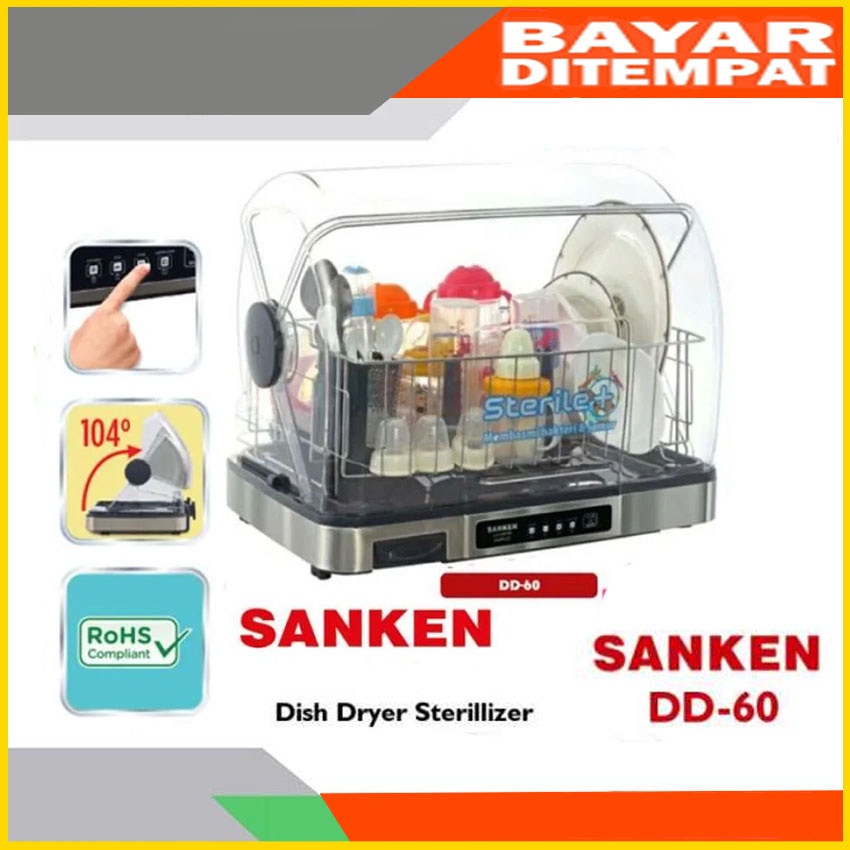 Jual SANKEN DD60 Dish Dryer Sterilizer Alat Steril Peralatan Piring Sendok | Shopee Indonesia