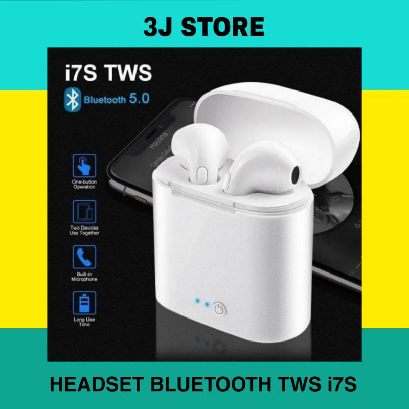 Jual HEADSET BLUETOOTH WIRLESS EARPHONE HBQ TWS i7S | Shopee Indonesia