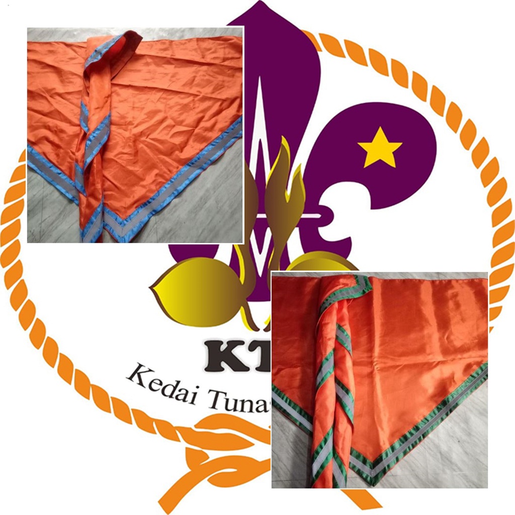Jual Scarf Pramuka 2 Warna Pita Bercahaya Scraf Pramuka Slayer Sleyer ...