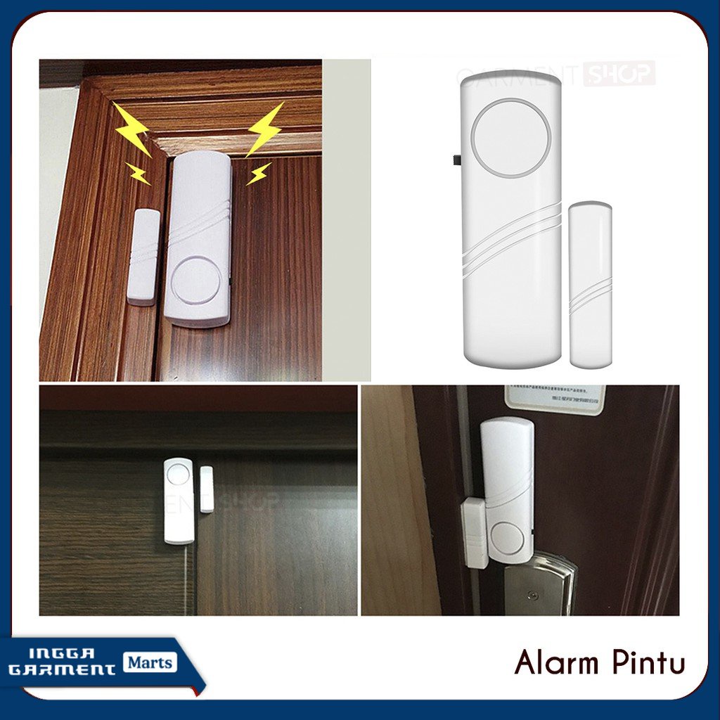 Jual Alarm Pintu Lemari Jendela Sensor Anti Maling Besar Baterai ...