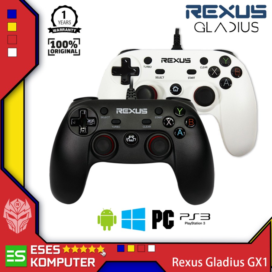 Jual Gamepad Rexus Gladius GX1 GX-1 - Gaming Joystick Controller ...