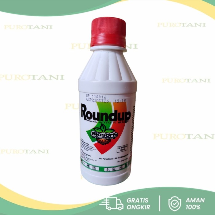 Jual Racun Rumput Roundup Murah Ampuh 200 Ml | Shopee Indonesia