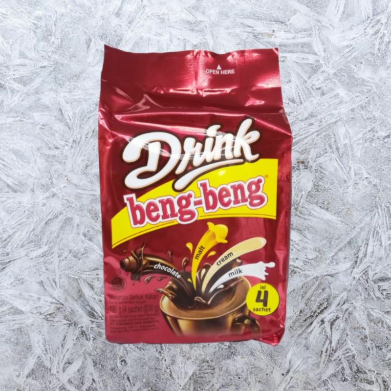 Jual drink beng beng 1pack isi 4 x 30gr minuman chocolate 4 sachet ...