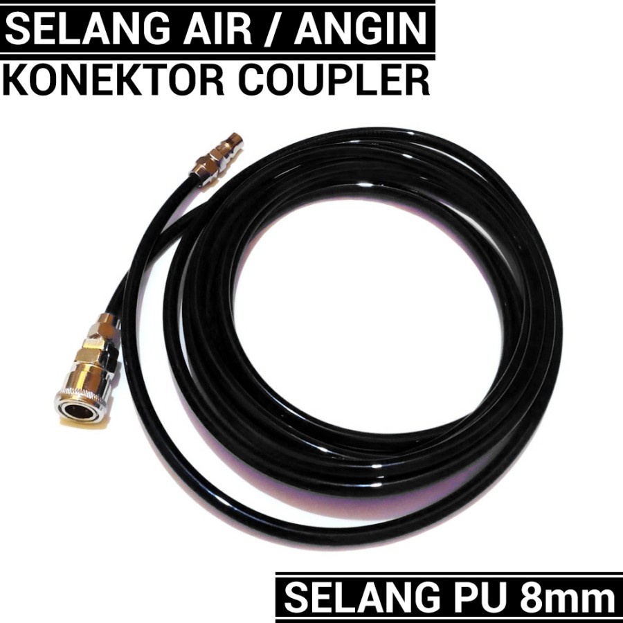 Jual Selang Air / Selang Angin Lengkap dengan konektor Coupler Sepasang ...