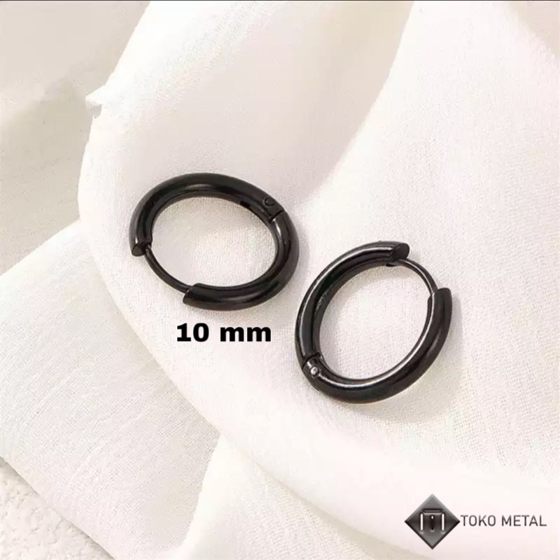 Jual Anting Hoop 100% Titanium Pria Dan Wanita 10mm, 12mm & 14mm[ Toko ...