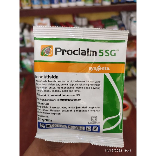 Jual PROCLAIM 5SG insektisida 25GR | Shopee Indonesia