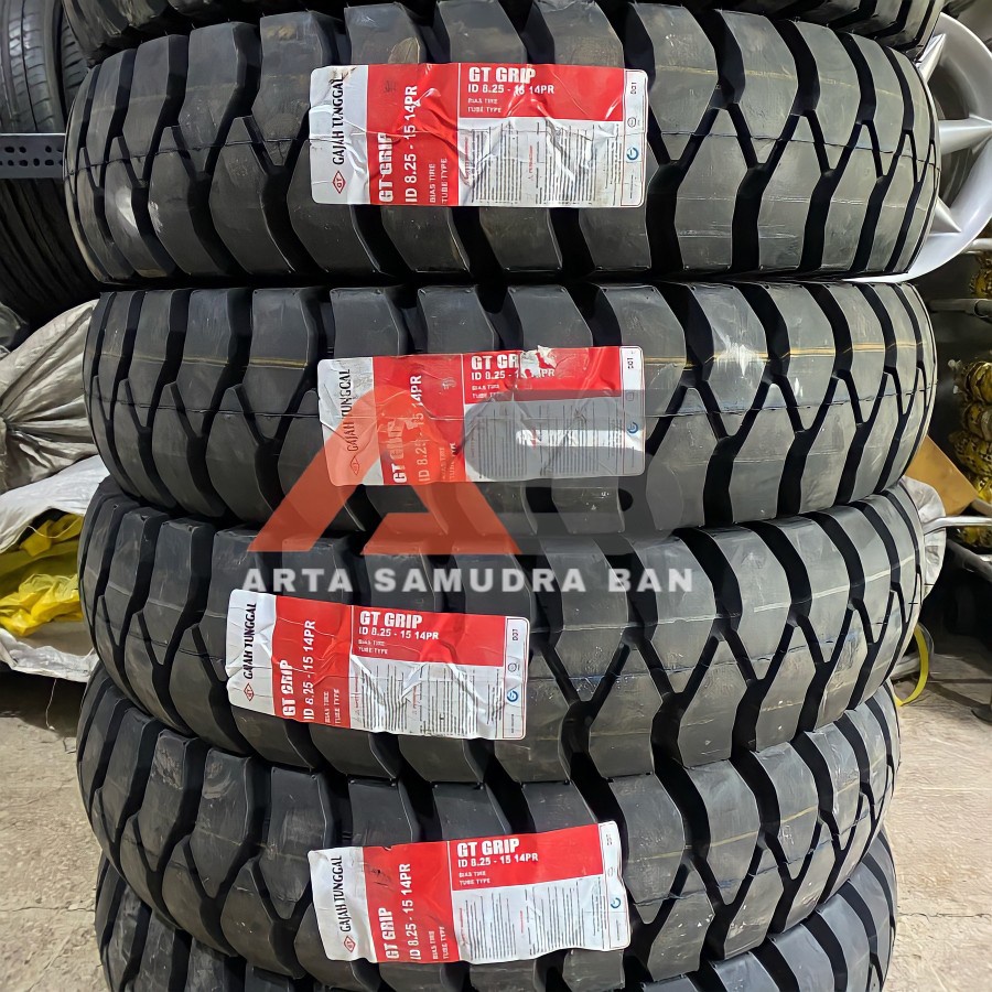 Jual Ban Forklift Hidup Gajah Tunggal GT Grip 825 8.25 - 15 14PR | Shopee Indonesia