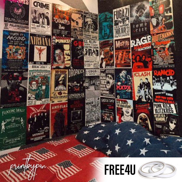 Jual (PART 3) Poster Band Metal Rock A3 A4 - Poster Dinding Aesthetic ...
