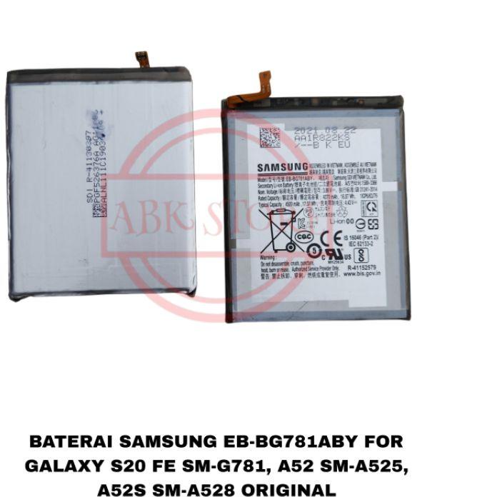 Jual Miliki ! BATERAI BATTERY SAMSUNG GALAXY A52 / A52S / S20 FE EB-BG781ABY ORIGINAL 100% ...