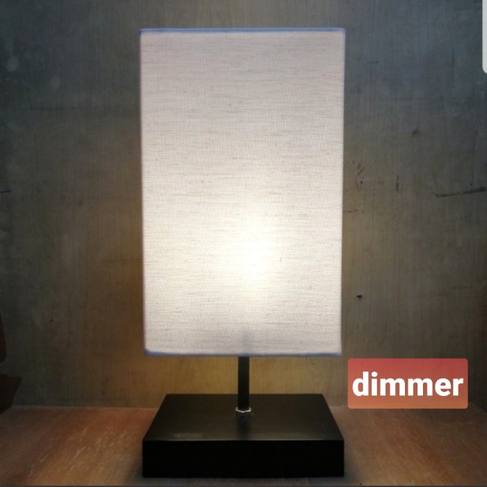 Jual Lampu meja dimmer/Lampu nakas/lampu hias/lampu dekor | Shopee Indonesia